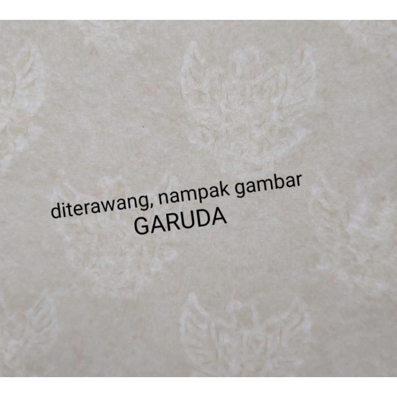 Jual Kertas GARUDA utk Ijazah/Piagam - Watermark Paper | Shopee Indonesia