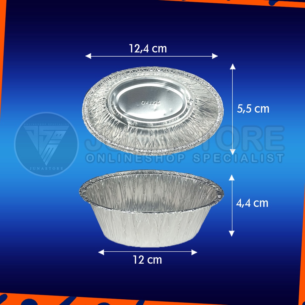 Jual Alumunium foil tray OX 1225 (10pcs) | Shopee Indonesia