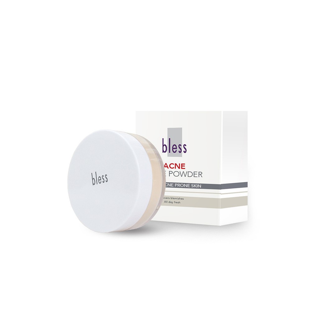 Jual Bless Acne Face Powder Beige 25gr / Bedak Tabur / Perawatan Wajah ...