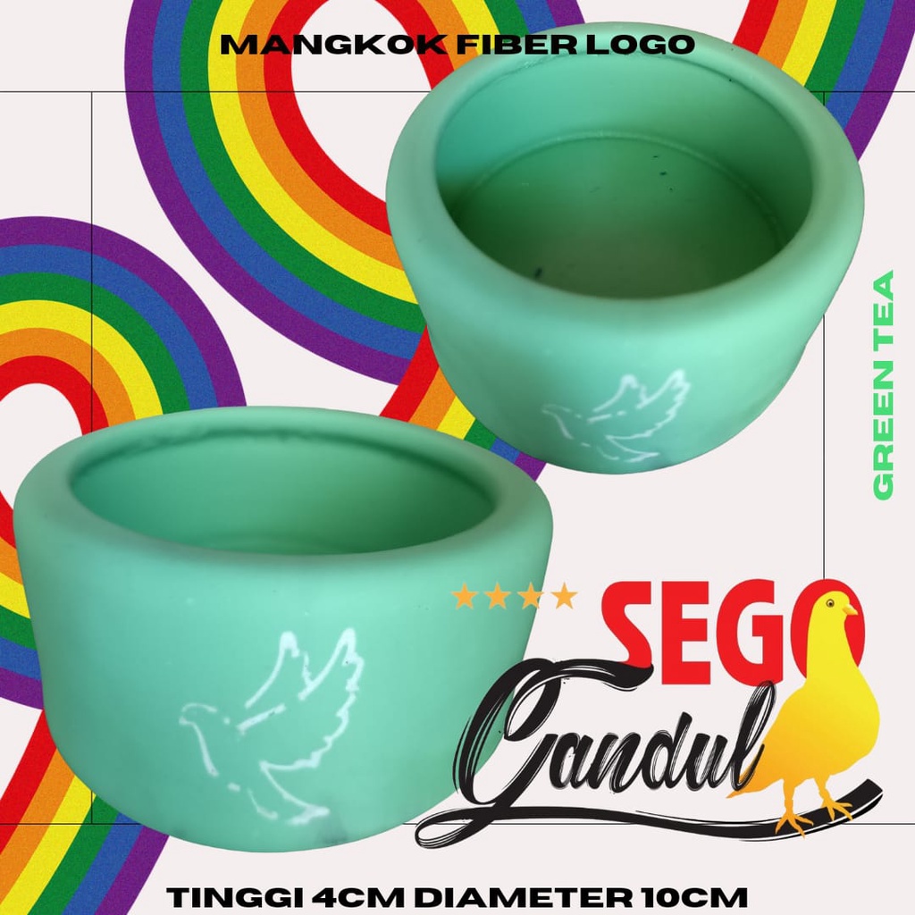 Jual Mangkok Mangkuk Fiber Logo Green Tea Merpati Puter Pelung Tempat ...