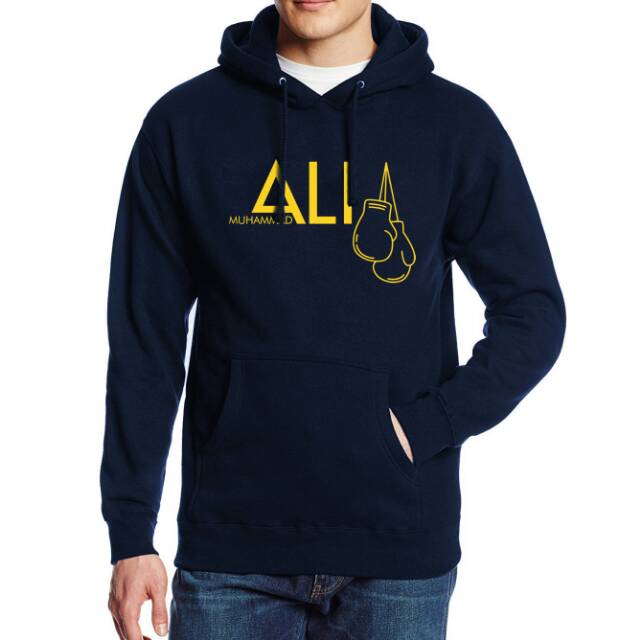 Jual jaket Pria sweater hoodie muhammad ali fight | Shopee Indonesia