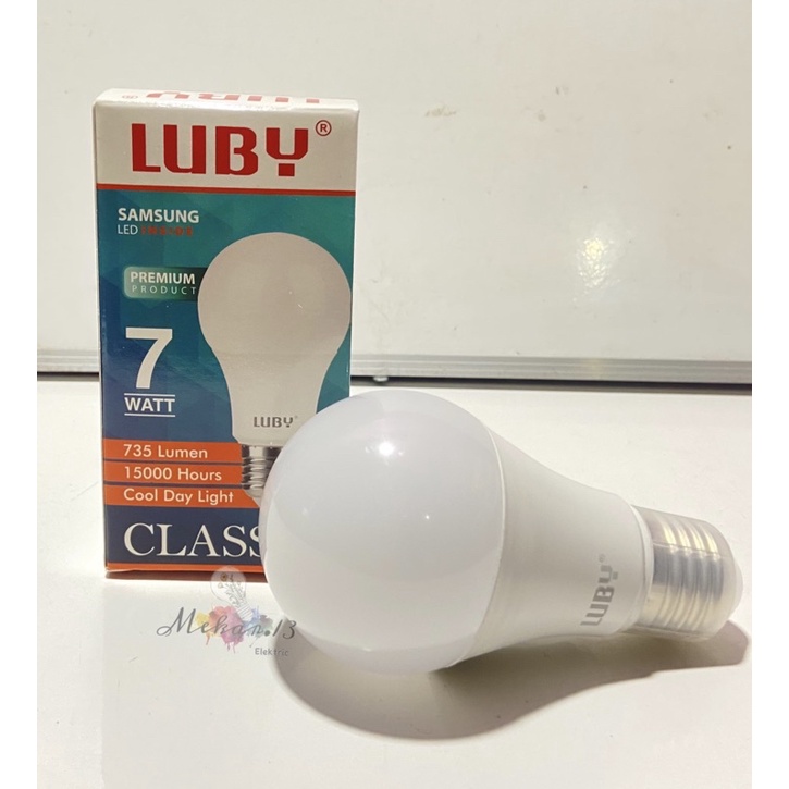 Jual Lampu LED LUBY Classic Cahaya Putih 5W, 7W, 9W, 12W, 15W, 18W dan 24W | Shopee Indonesia