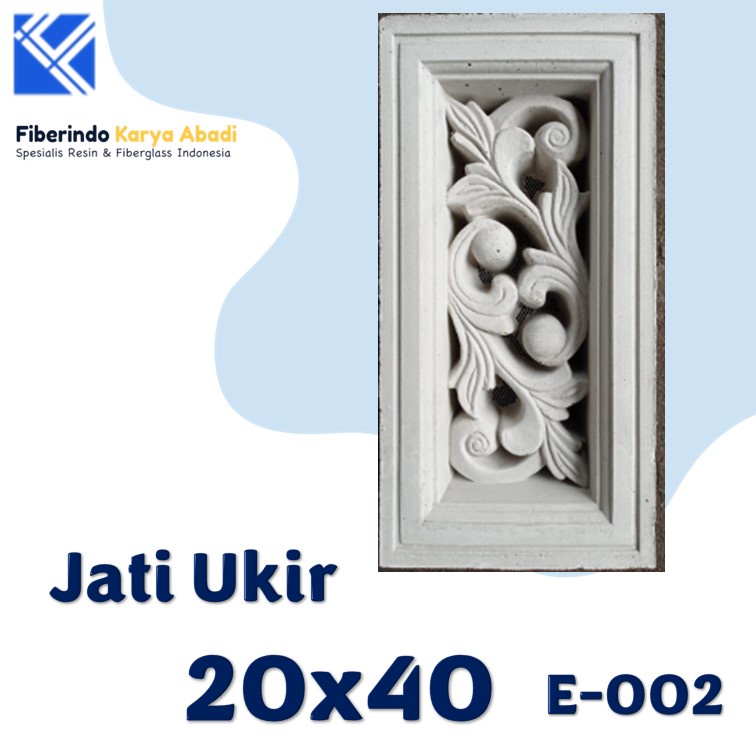 Jual Cetakan Roster Fiber E-002 Ukuran 20x40 | Shopee Indonesia