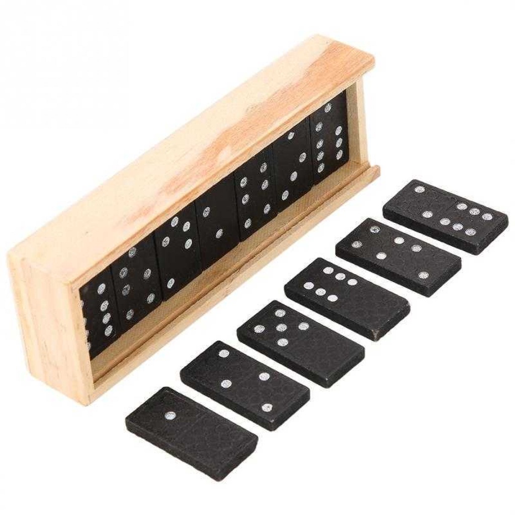 Jual Mainan Domino Gaple Kayu Board Game 28 PCS - D28 | Shopee Indonesia