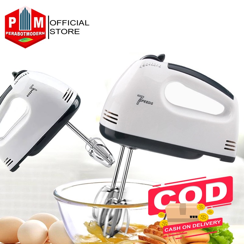 Jual Super Hand Mixer Free 4 Buah Pengaduk 7 Kecepatan Level Otomatis
