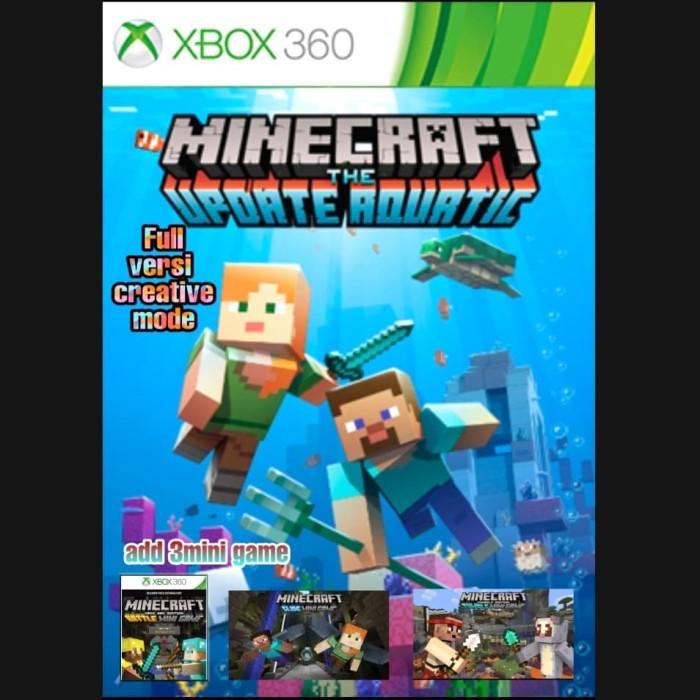 Jual Cd Xbox | Minecraft Full Version + Skin Pack Xbox 360 + 1 Game ...