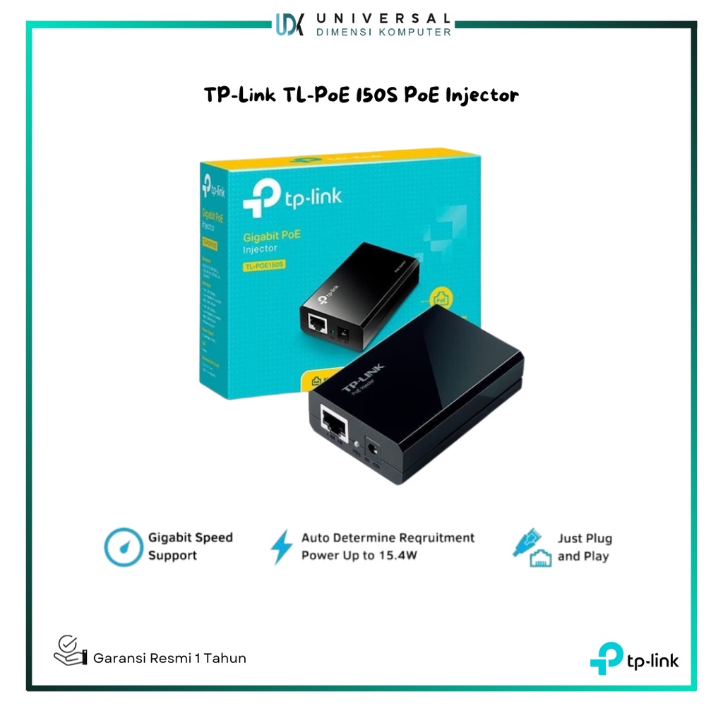 Jual TP-LINK TL-POE150S POE150S INJECTOR ADAPTER | Shopee Indonesia