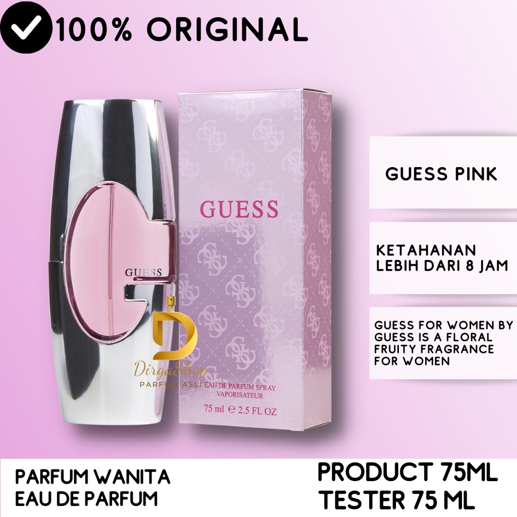 Jual Parfum Original Guess Pink Women EDP ORIGINAL | Shopee Indonesia