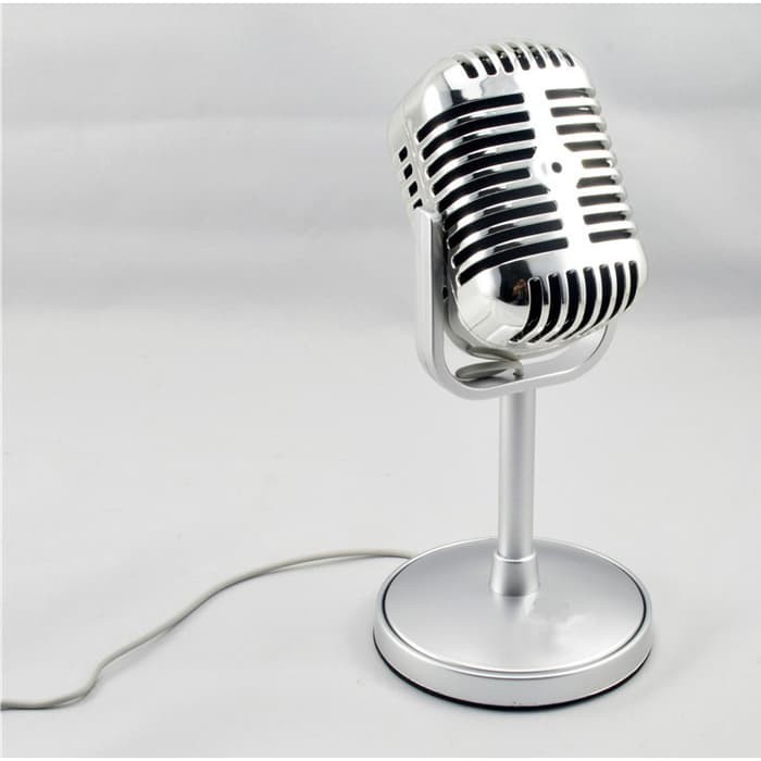 Jual Condenser Mic Microphone SMULE Vintage Retro SMARTPHONE/LAPTOP ...