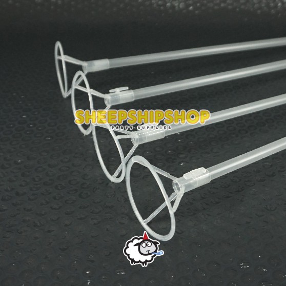 Jual STIK BENING 70cm BALON PVC (stik+cup saja) / STIK BALON BOBO ...