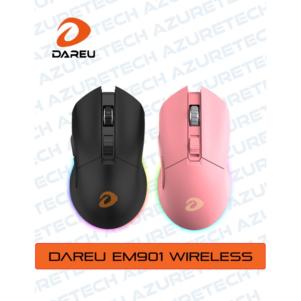 Jual Dareu EM901 / EM-901 / EM 901 Pro Wireless Gaming Mouse Garansi ...