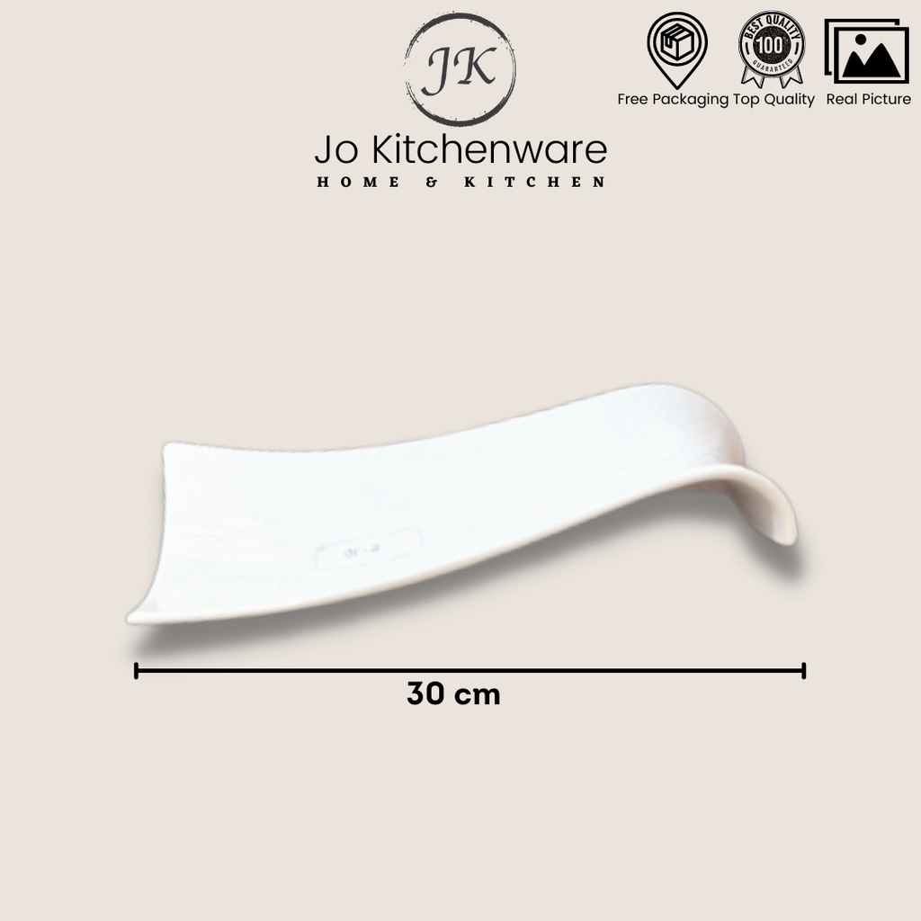 Jual Piring segi sendok 30x13 cm unik mewah hotelware 95-2 | Shopee ...