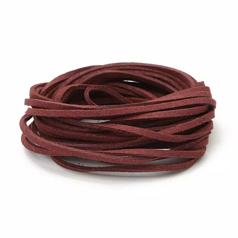 Jual Tali suede 3mm Meteran - tali Suede warna - tali suede Warna ...