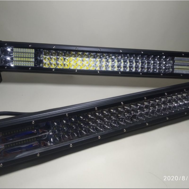 Jual lampu sorot LED light bar 60 cm putih kuning dan 5 mode combo ...