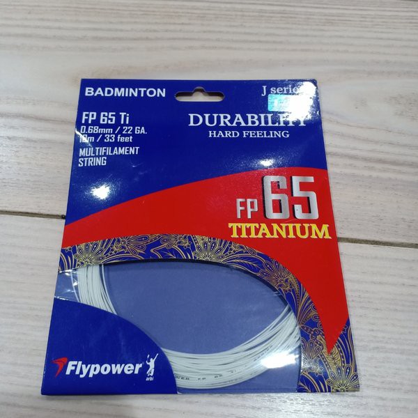 Jual Penawaranspesial SENAR RAKET BADMINTON FLYPOWER FP 65 TITANIUM ...