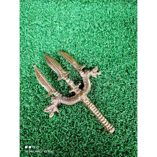 Jual PUSAKA PATAKA TRISULA NAGA KEMBAR KUNINGAN | Shopee Indonesia