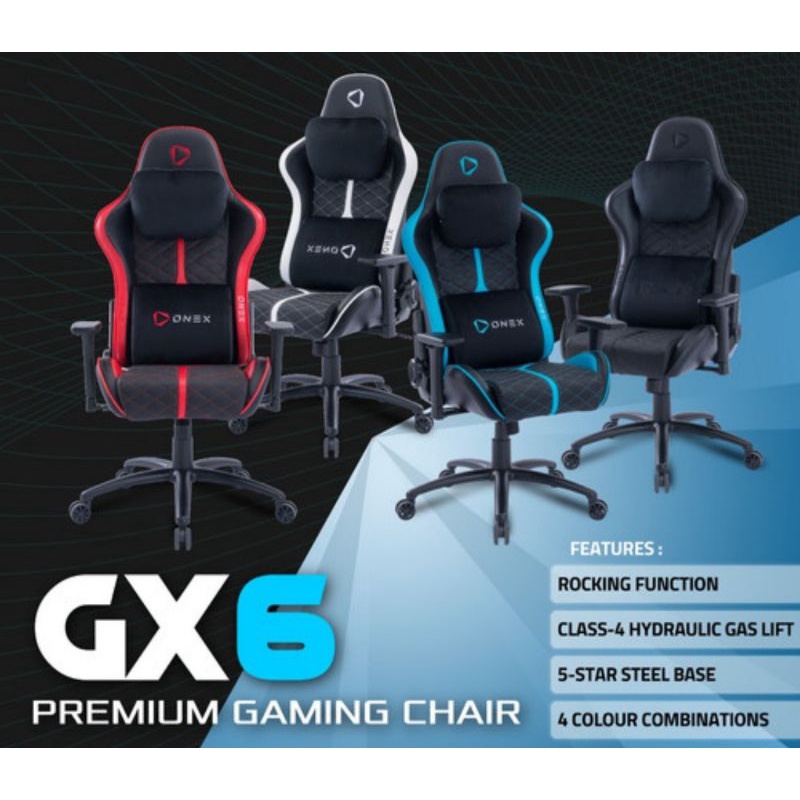 Jual ONEX GX6 Premium Gaming Chair Original | Shopee Indonesia
