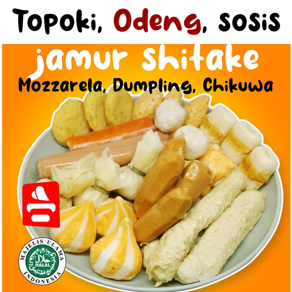 Jual Topping masakan korea Halal | Topokki, Odeng, Keju mozarella ...