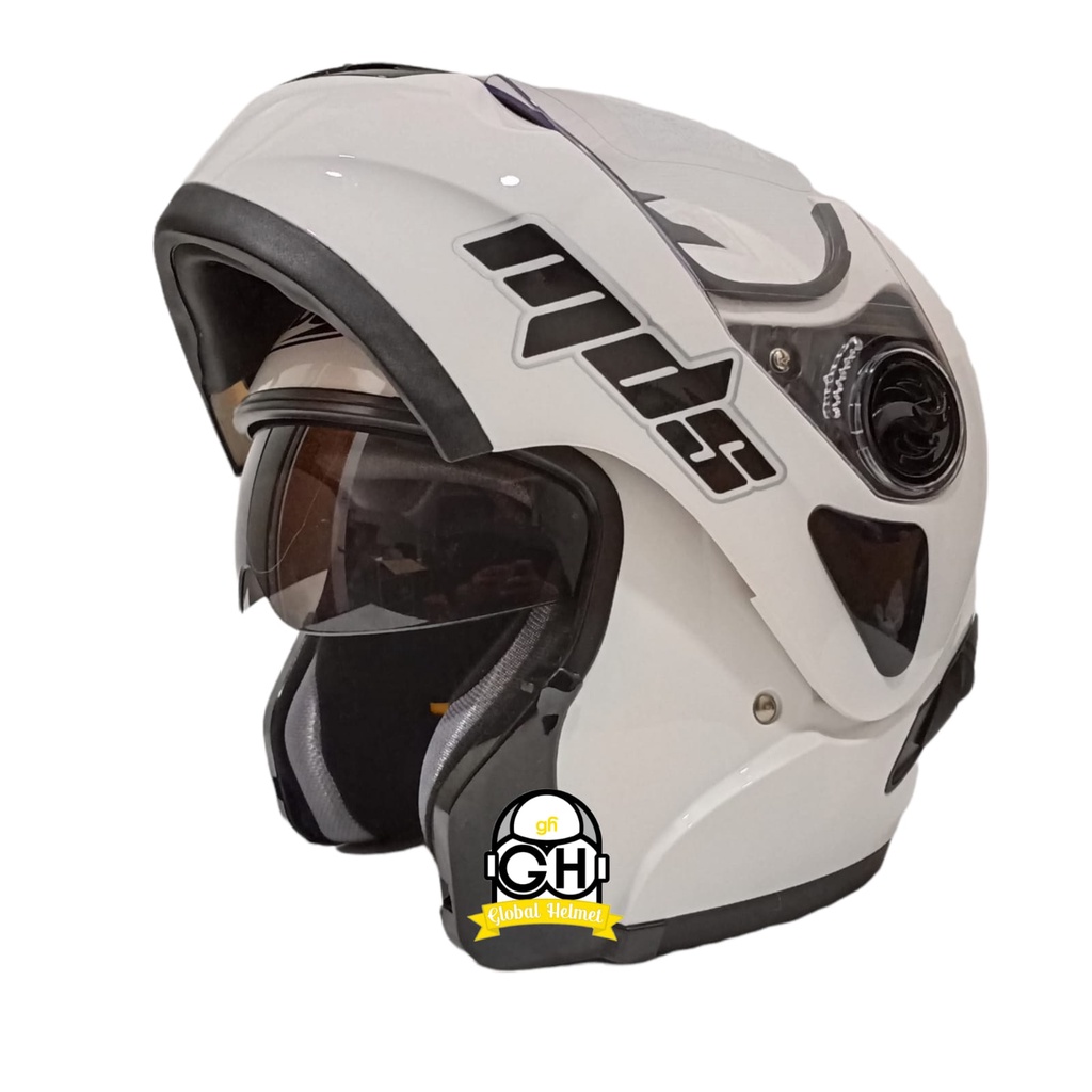 Jual HELM MDS PRO RIDER SOLID BLACK DOFF MDS MODULAR MDS PRORIDER ...