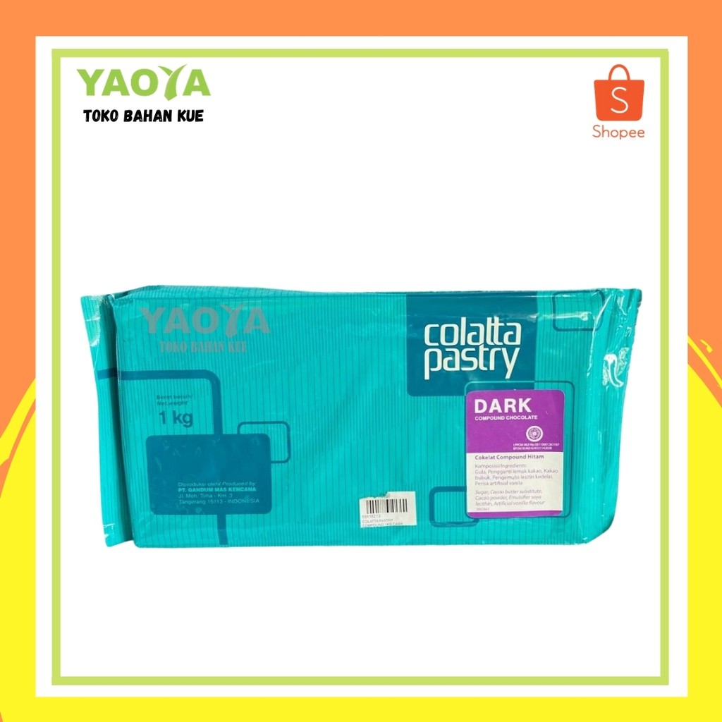 Jual COLATTA PASTRY COMPOUND 1KG DARK | Shopee Indonesia