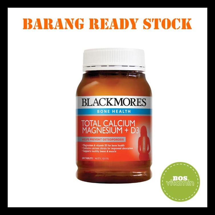 Jual TERLENGKAP Blackmores Total Calcium Magnesium + D3 200 tablet BOOM ...