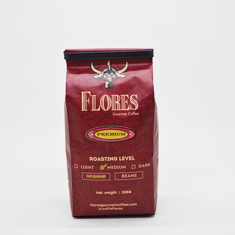 Jual FLORES COFFEE PREMIUM BEANS 225 G | Shopee Indonesia