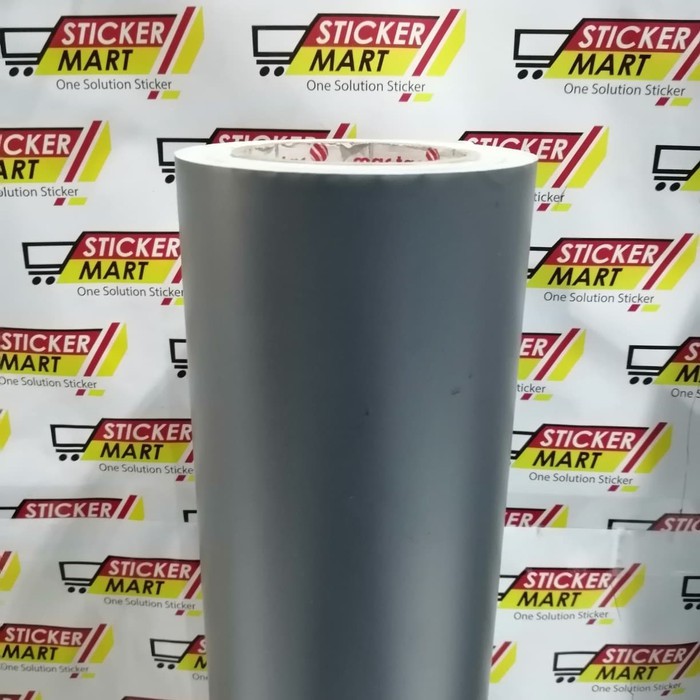 Jual Sticker Vinyl Mobil Motor Dark Grey Matte Mactac by StickerMart ...