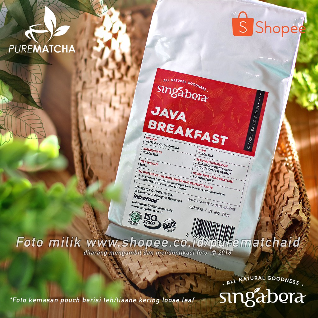 Jual Singabera Teh Premium Indonesia - Singabera Java Breakfast Tea ...