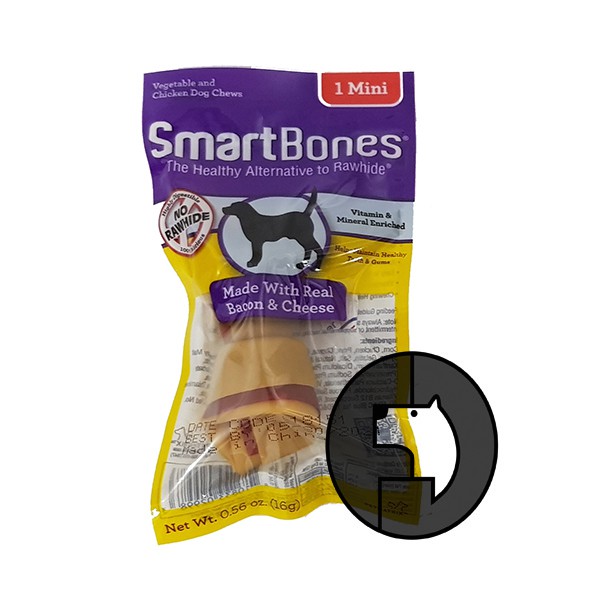Jual smartbones bacon cheese 0.56 oz 1 mini veg chicken | Shopee Indonesia