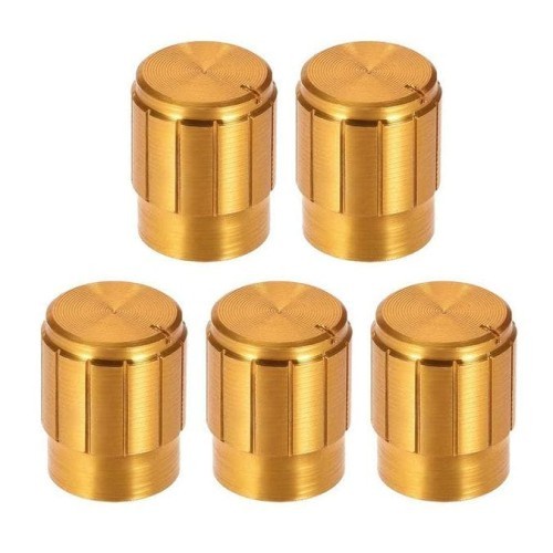 Jual KNOB POTENSIO ALUMINIUM 14mm KNOP TUTUP POTENSIOMETER 14x17mm ec ...