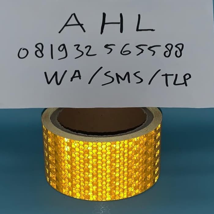 Jual Stiker Reflektor Kir 5 Meter Kuning / Sticker Reflector Kir 5M ...