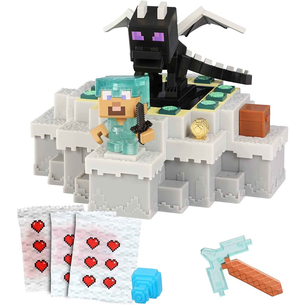 Jual Treasure X Minecraft Caves & Cliffs Ender Dragon Playset | Shopee ...