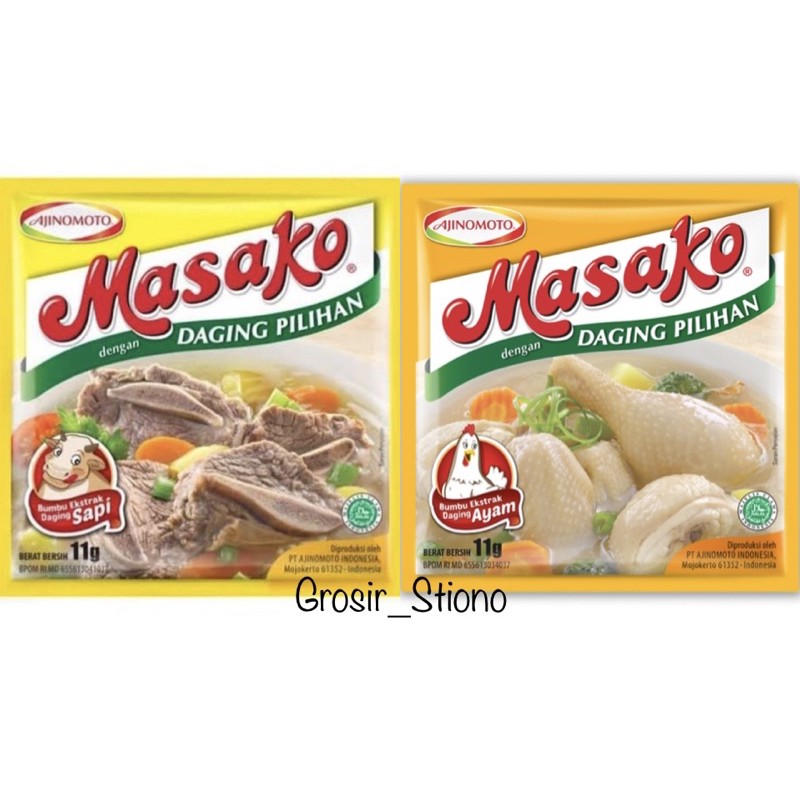 Jual Masako Daging 1 Renceng isi 12pcs/Masako Ayam 11Gr/Masako Sapi ...