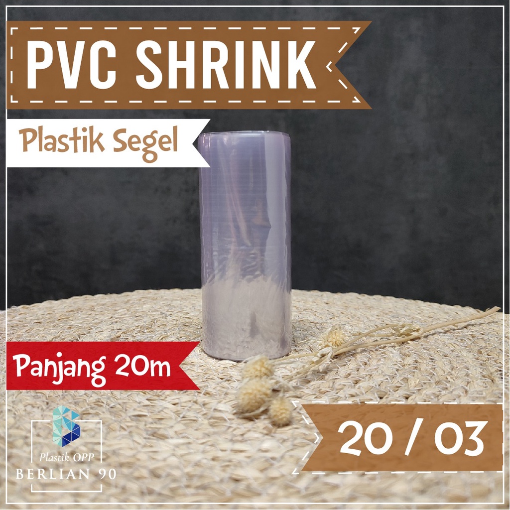 Jual Plastik Segel 20 cm x 20 meter Plastik PVC Shrink Segel Kemasan ...