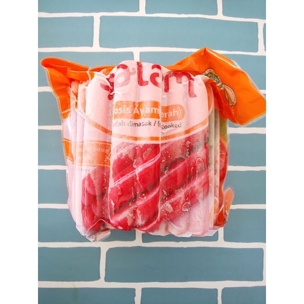 Jual FROZEN FOOD SALAM SOSIS AYAM SALAM MERAH 750 gr | Shopee Indonesia