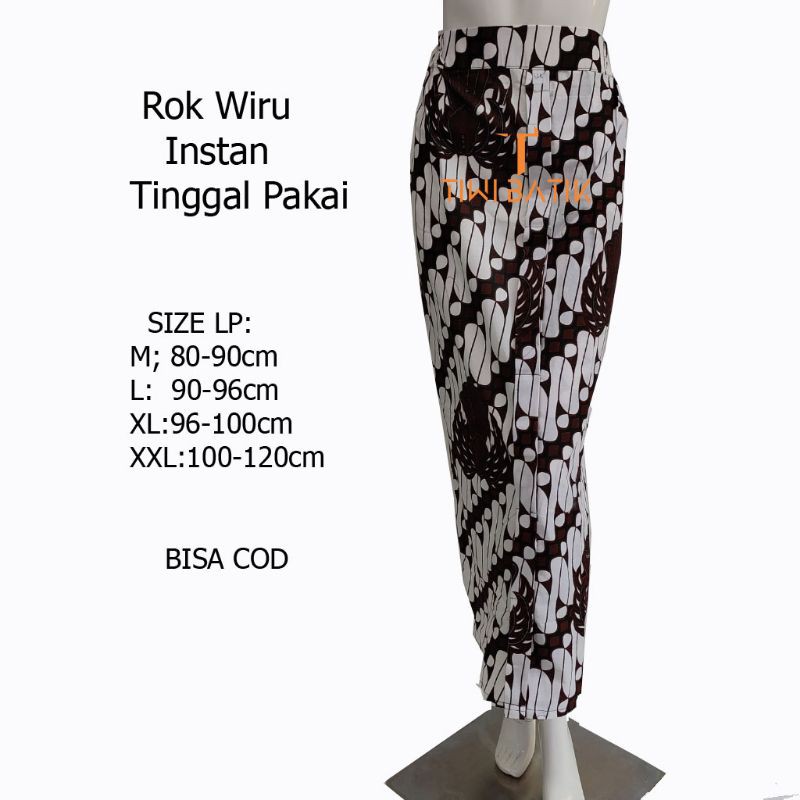Jual Rok Jarik Wiru Wanita Batik Motif Jogja Adat Jawa Tinggal Pakai ...