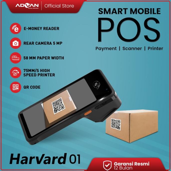 Jual ADVAN - Harvard 01 Smart Mobile Pos Garansi Resmi | Shopee Indonesia