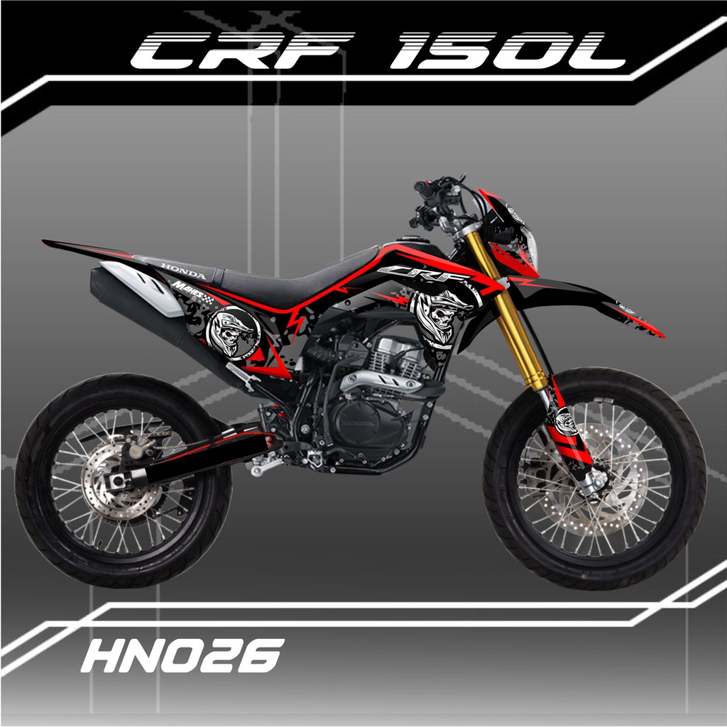 Jual decal stiker dekal stiker variasi full body honda crf 150 kode 27 ...