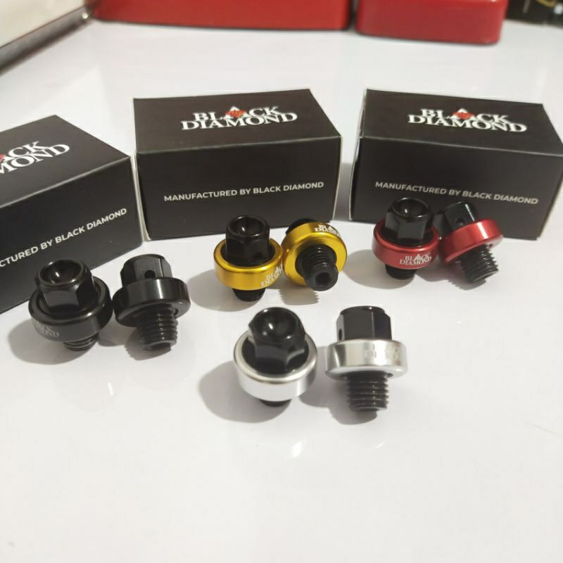Jual Baut Spion Tutup Lubang Spion Black Diamond Universal Drat Yamaha ...