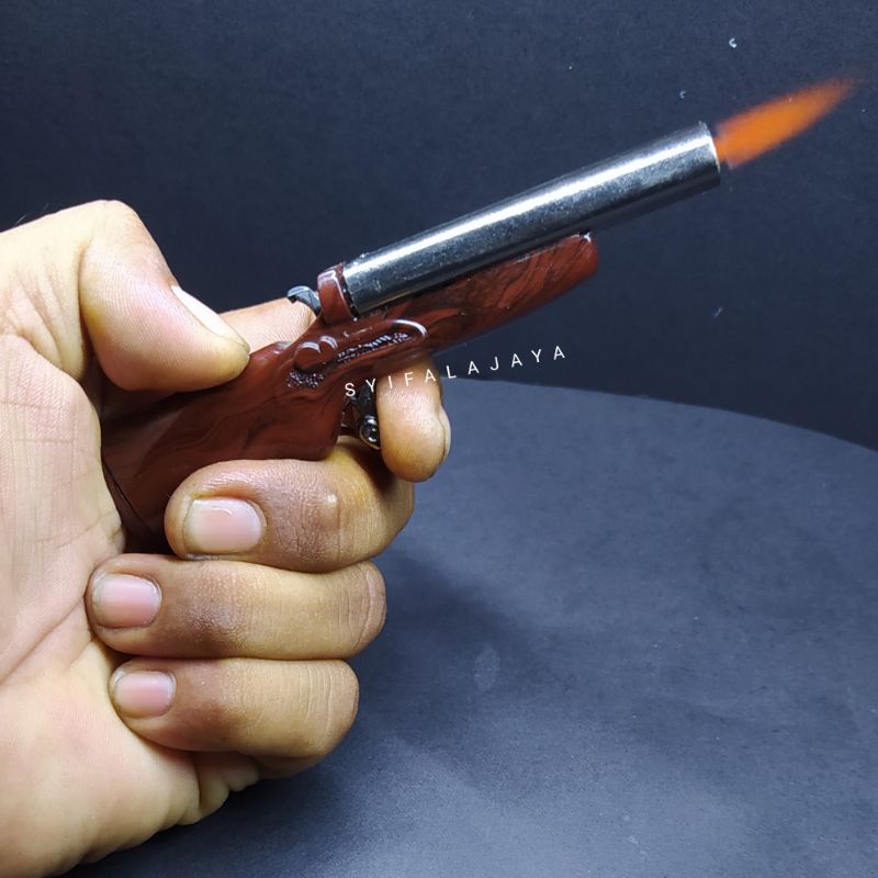 Jual korek unik miniatur pistol 2mode api | Shopee Indonesia