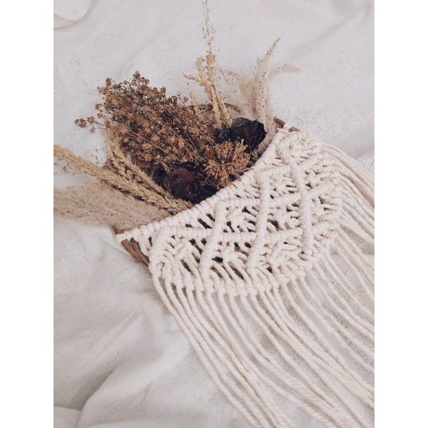 Jual macrame dry flower / macrame aesthetic / macrame murah | Shopee ...