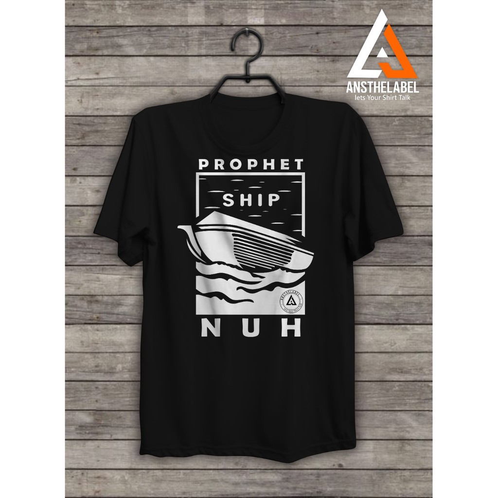 Jual saudagar_Kaos Pria Desain Prophet Ship Nuh Sablon DTG | Shopee ...