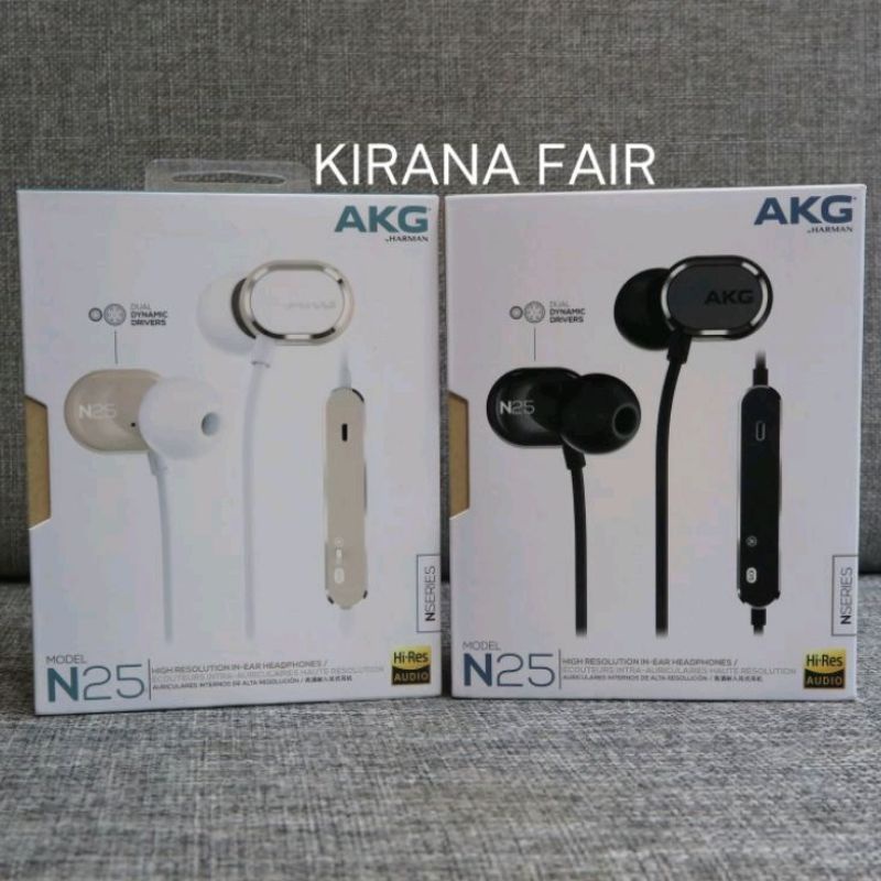 Jual AKG N25 earphone with remote control microphone Original Garansi Resmi | Shopee Indonesia