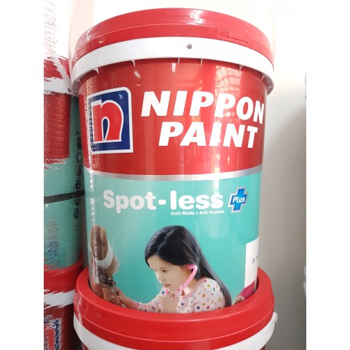 Jual Jual SPOT-LESS PLUS 20 L BRILLIANT WHITE NIPPON PAINT SPOTLESS ...