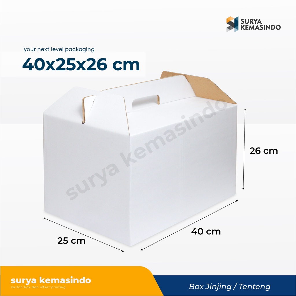 Jual Box 40x25x26 cm Jinjing (Archi) Kardus/Karton/kemasan/Paking ...