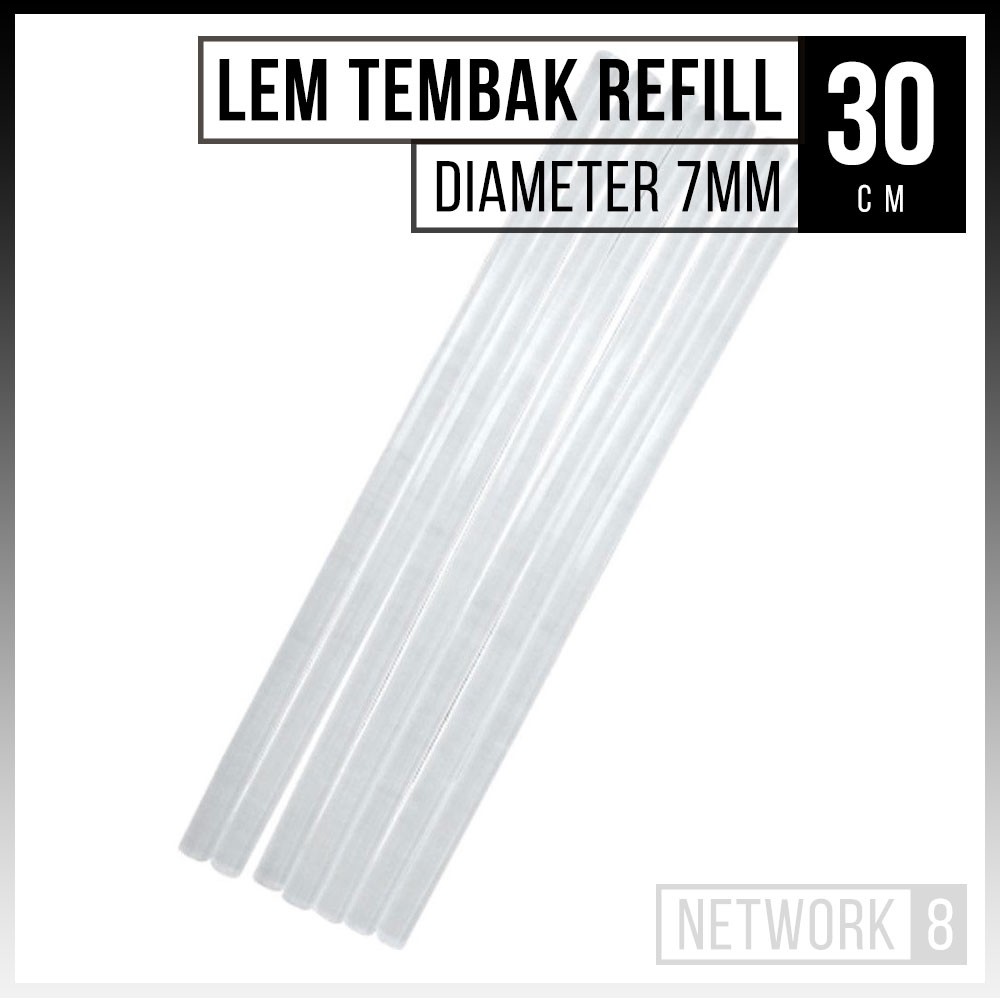 Jual 15CM 30CM KECIL LEM TEMBAK REFILL STIK BAKAR LILIN BENING HOT GLUE ...