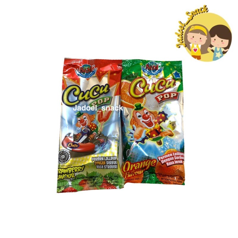 Jual Permen Cucu Pop serbuk Lolipop 1 pc by jadoelsnack | Shopee Indonesia