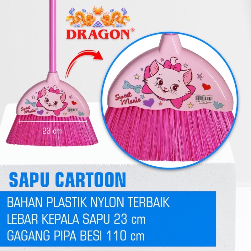 Jual Sapu Dragon Cartoon/Sapu dragon karakter/Sapu Dragon lucu | Shopee ...