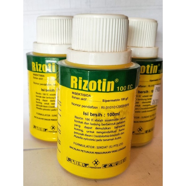 Jual Rizotin 100EC-Insektisida Pembasmi Hama Serangga dan Ulat Daun ...