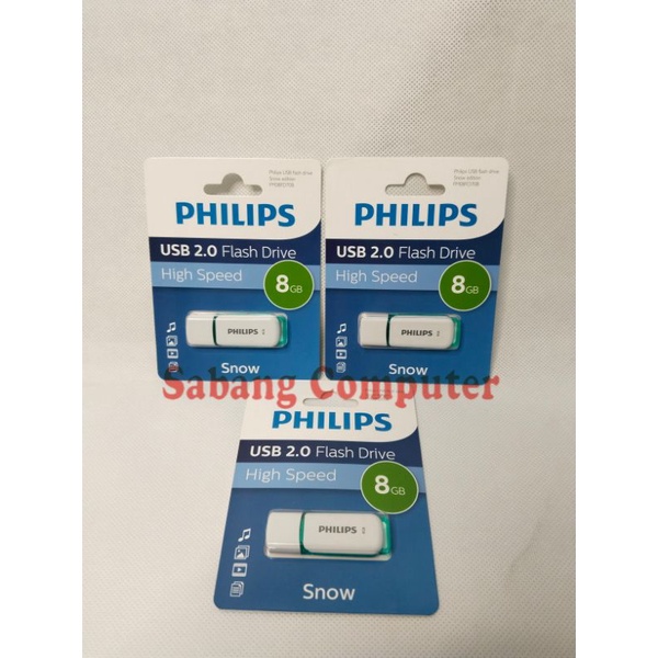 Jual FLASHDISK PHILIPS SNOW 8GB | Shopee Indonesia